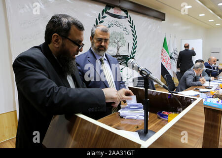 November 18, 2019: Bab al-Hawua, Syria. 18 November 2019. Engineer Ali ...