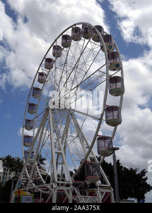 The Reef Eye ferris wheel ride attraction and the spectacular art work ...