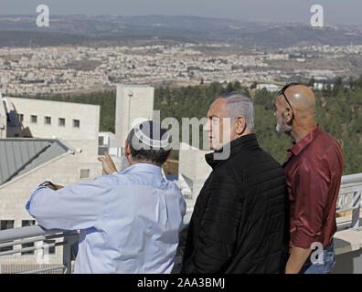 Alon Shvut, Gaza. 19th Nov, 2019. Israeli Prime Minister Benjamin ...