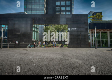 Amsterdam, Gustav Mahlerplein, The Netherlands, 08/23/2019, ABN AMRO ...