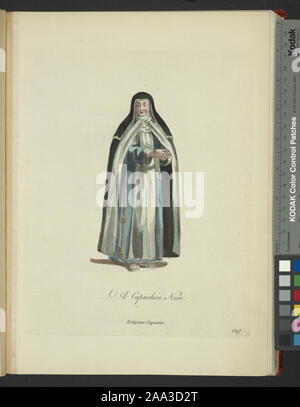 A Capuchin nun. Religieuse Capucine Stock Photo - Alamy
