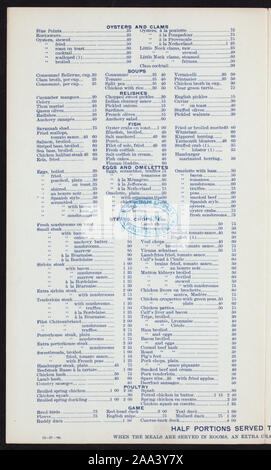 ALL PURPOSE MENU (held by) HOTEL NETHRLAND (at) NEW YORK, NY (HOTEL ...
