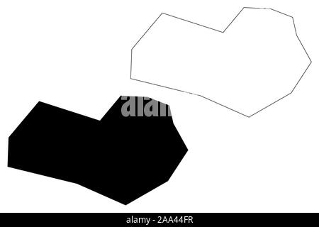 Orkhon Province (aimags, Provinces of Mongolia) map vector illustration ...