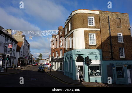 bishops stortford town centre high street ,a quaint historic market ...