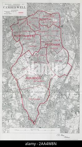 Camberwell Parliamentary Borough. Dulwich Peckham. BOUNDARY COMMISSION ...