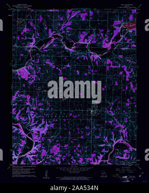 Nixa, Missouri, map 1960, 1:24000, United States of America by Timeless ...