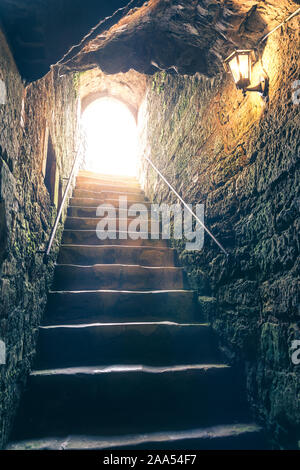 Old castle ruins, european architecture Stock Photo - Alamy