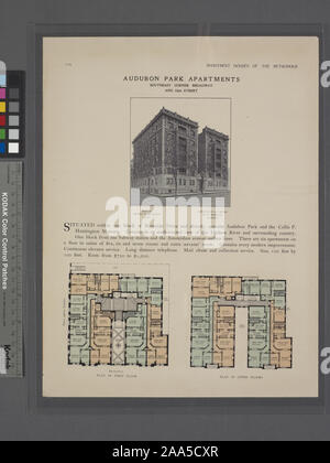 Audubon Park Apartments, southeast corner Broadway and 156th Street ...