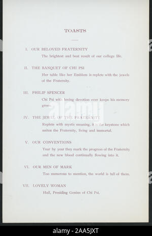 FRENCH; EMBOSSED FRATERNITY LETTERS IN GOLD AND BLUE; GOLD AND BLUE ...