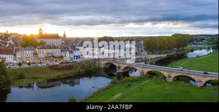 France, Nievre, Decize, Vieille Loire bridge Stock Photo - Alamy