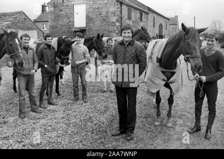 Michael Dickinson race horse trainer 1983 Stock Photo - Alamy