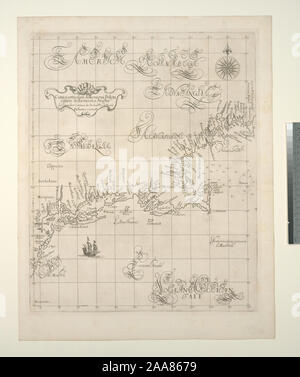 Carta particolare della nuoua Belgia è parte della nuoua Anglia. Covers ...