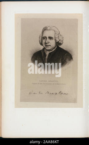 Carter Braxton was a signer of the United States Declaration of ...