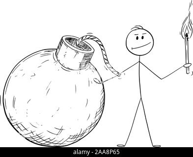 Big Bomb Explosion Illustration Vector Stock Vector Image & Art - Alamy