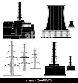 chernobyl label symbol silhouette Stock Vector Image & Art - Alamy