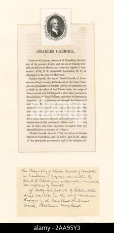 Charles Carroll was an American politician and a signer of the ...