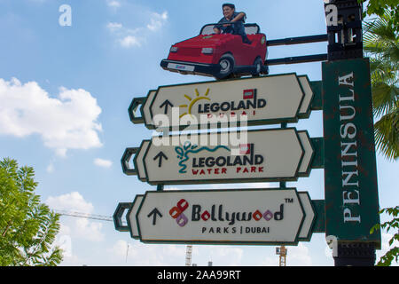 "Dubai, Dubai/United Arab Emirates - 11/16/2019: Legoland Dubai Water ...