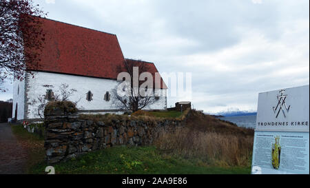 Trondenes Church Harstad Vesteraalen, Nordland, Norway Stock Photo - Alamy
