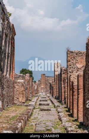 Pompei archaeological ruins near Naples compania, Italy Stock Photo - Alamy