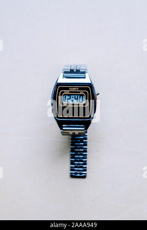 Digital Quartz wristwatch Stock Photo - Alamy
