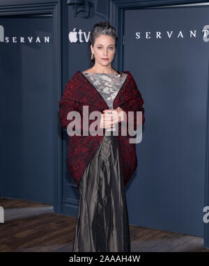 Alison Elliott attends the Apple TV Plus world premiere of "Servant" at ...