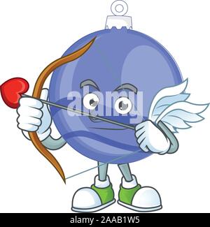 Cupid christmas tree cartoon shape a character Stock Vector Image & Art ...