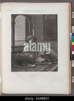 Costumes et portraits. Mourâd Bey Stock Photo - Alamy