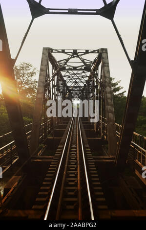 Old draw bridge in Northern Railway Thailand Stock Photo - Alamy