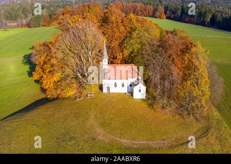 Chapel St. Koloman near Weipertshausen, Upper Bavaria, Bavaria, Germany ...