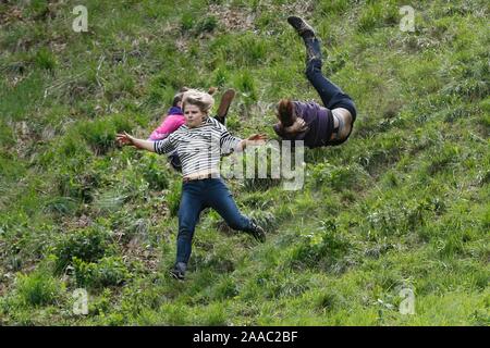 Flo Early, 28, from Stroud, wins the Woman's downhill race for the 4th ...