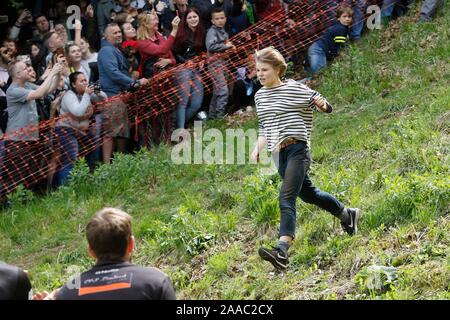 Flo Early, 28, from Stroud, wins the Woman's downhill race for the 4th ...