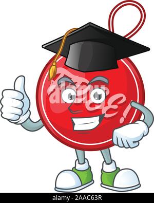 Round christmas free tag with character detective Stock Vector Image ...