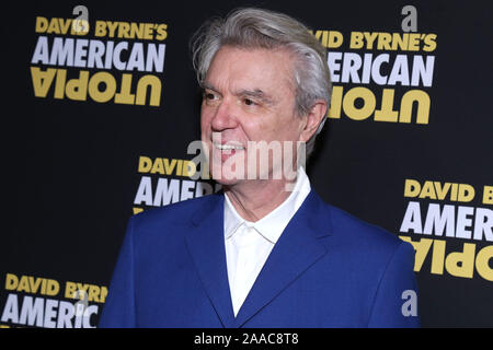 Opening night cast party for David Byrne's American Utopia held at ...