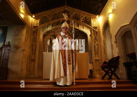 Father Martin, The Father Abbott of Prinknash Monastery Stock Photo - Alamy