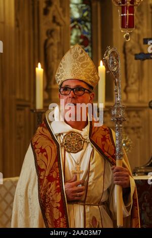 Father Martin, The Father Abbott of Prinknash Monastery Stock Photo - Alamy