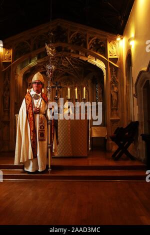 Father Martin, The Father Abbott of Prinknash Monastery Stock Photo - Alamy