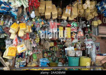 A typical Sari Sari store in the Philippines with a large amount of ...