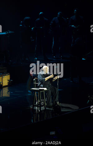 Phil Collins in concert at the Genting Arena, Birmingham Stock Photo ...