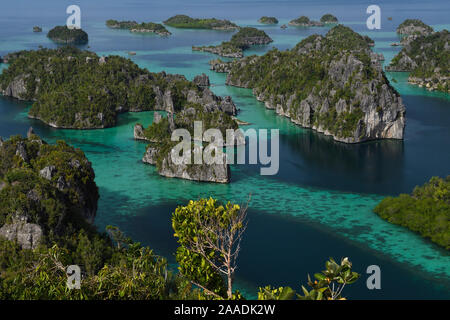 Karst islands in Misool archipelago, Raja Ampat, Western Papua ...