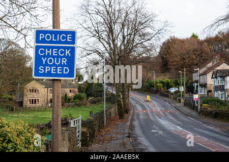 British Police road signs urging drivers to "Check Your Speed" in ...
