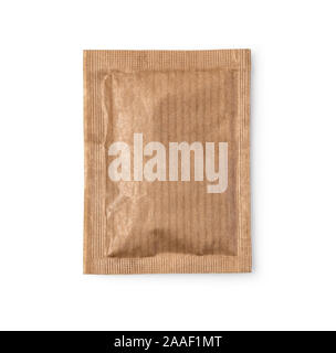 Small sugar packets isolated on white, with clipping path Stock Photo ...