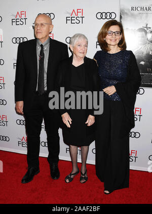 Watson Bryant Jr., Barbara "Bobi" Jewell and Nadya Bryant attend the ...