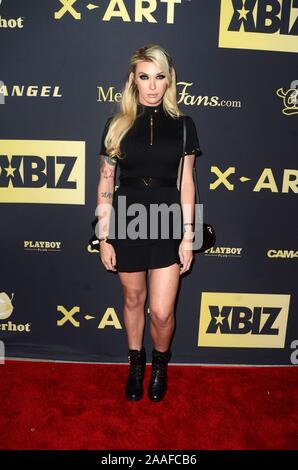 Aubrey Kate at arrivals for 2019 XBIZ Awards, Westin Bonaventure Hotel ...