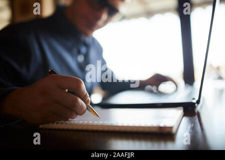 expensive pen on notebook, closeup Stock Photo - Alamy
