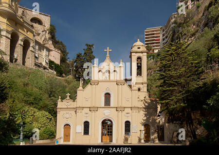 Church Saint Devote Monte Carlo Monaco Stock Photo - Alamy
