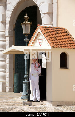 GUARD STANDING AT EASE SENTRY BOX ROYAL PALACE OSLO NORWAY Stock Photo ...