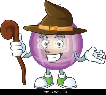 Witch lamp yellow with cartoon character shape Stock Vector Image & Art ...