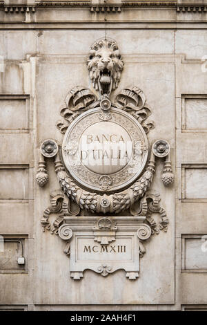 Banca d’Italia (Bank of Italy) offices in the city center of Mantua ...