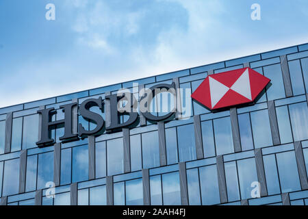 The HSBC logo Stock Photo - Alamy