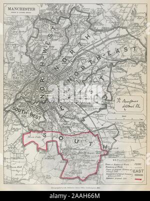 Manchester Parliamentary Borough. BOUNDARY COMMISSION. Close 1917 old ...